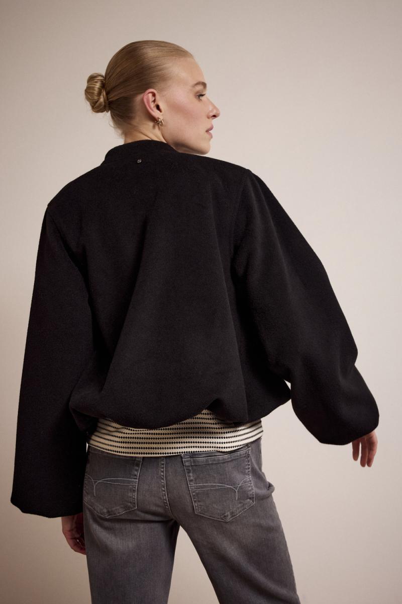 Balloon-Shaped Bomber Jacket - Botmode