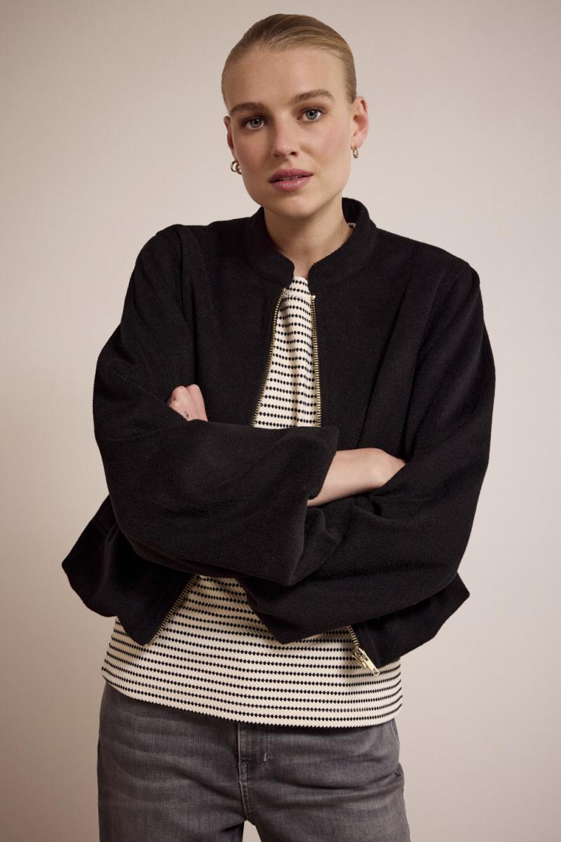 Balloon-Shaped Bomber Jacket - Botmode